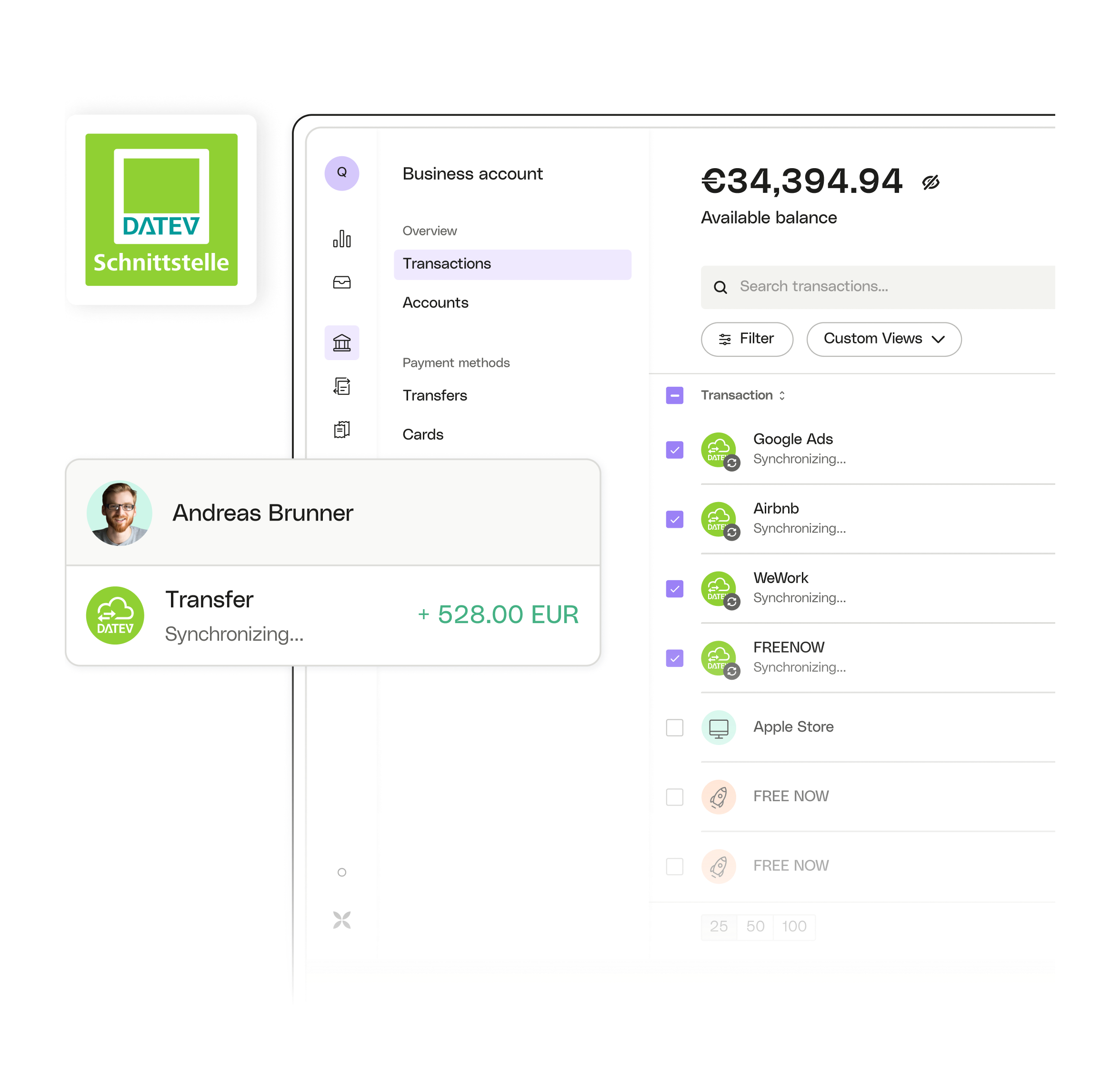 DATEV Online: Connect your business account • Qonto