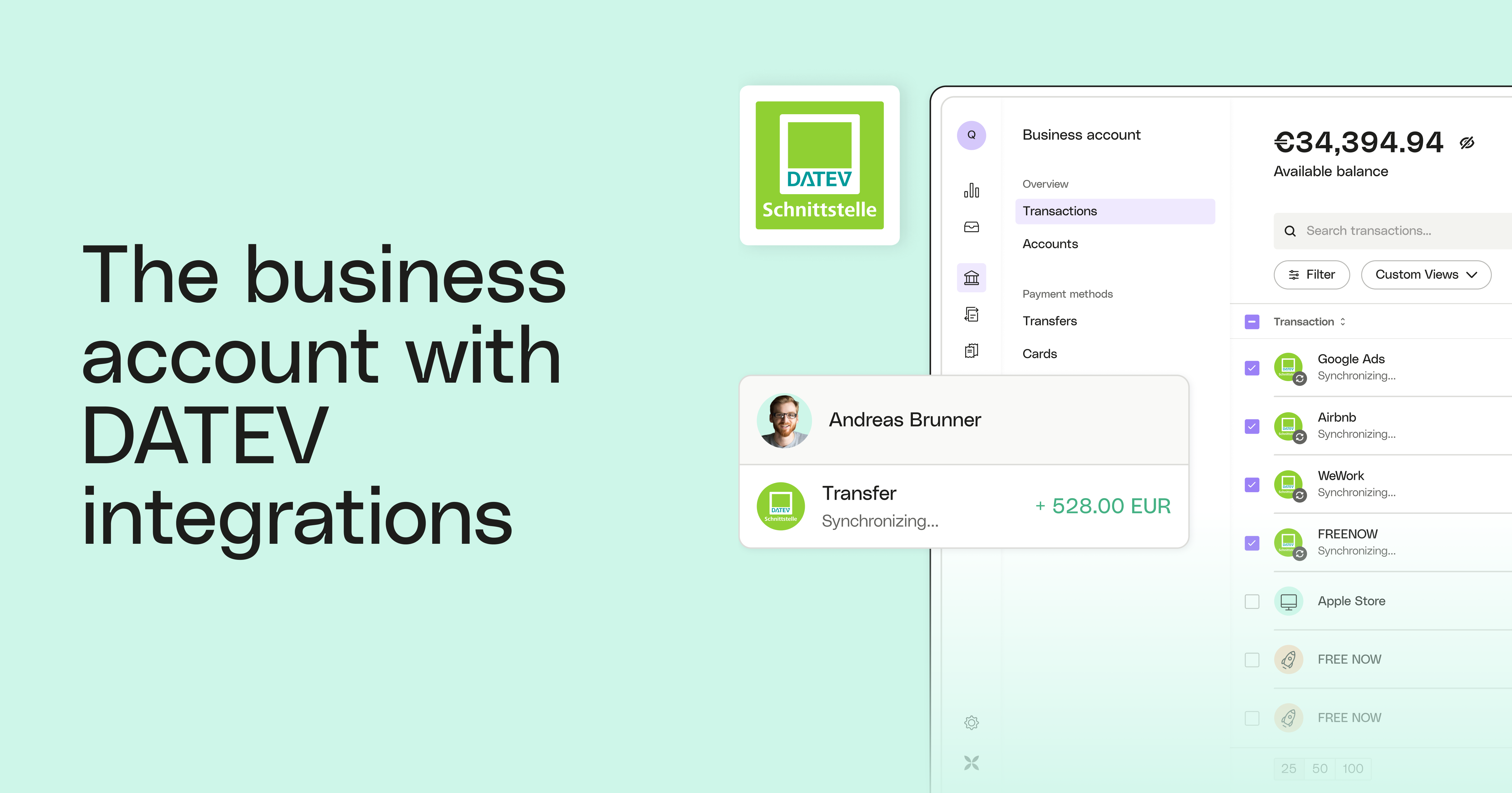 DATEV Online: Connect your business account • Qonto