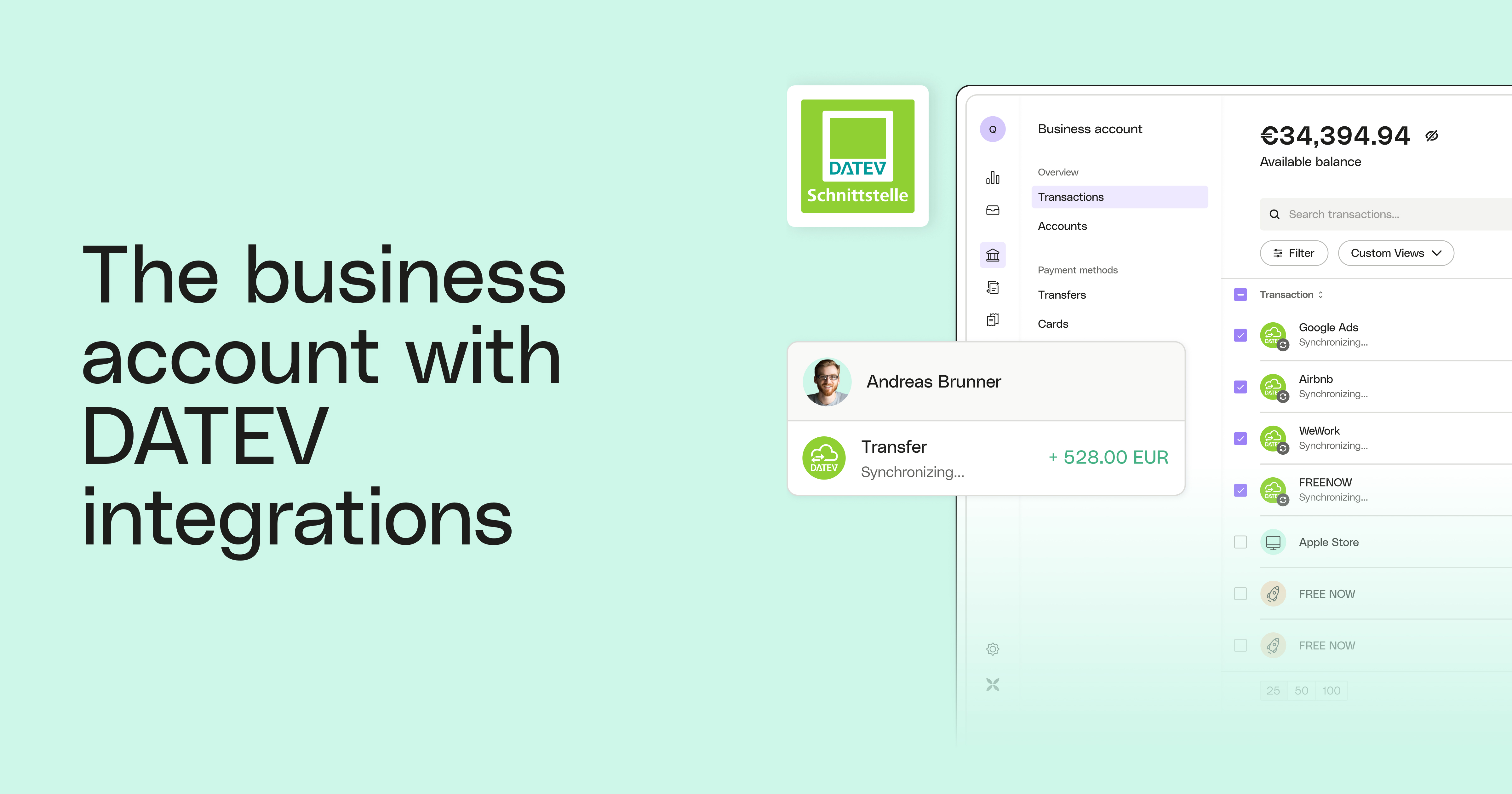 DATEV Online: Connect your business account • Qonto