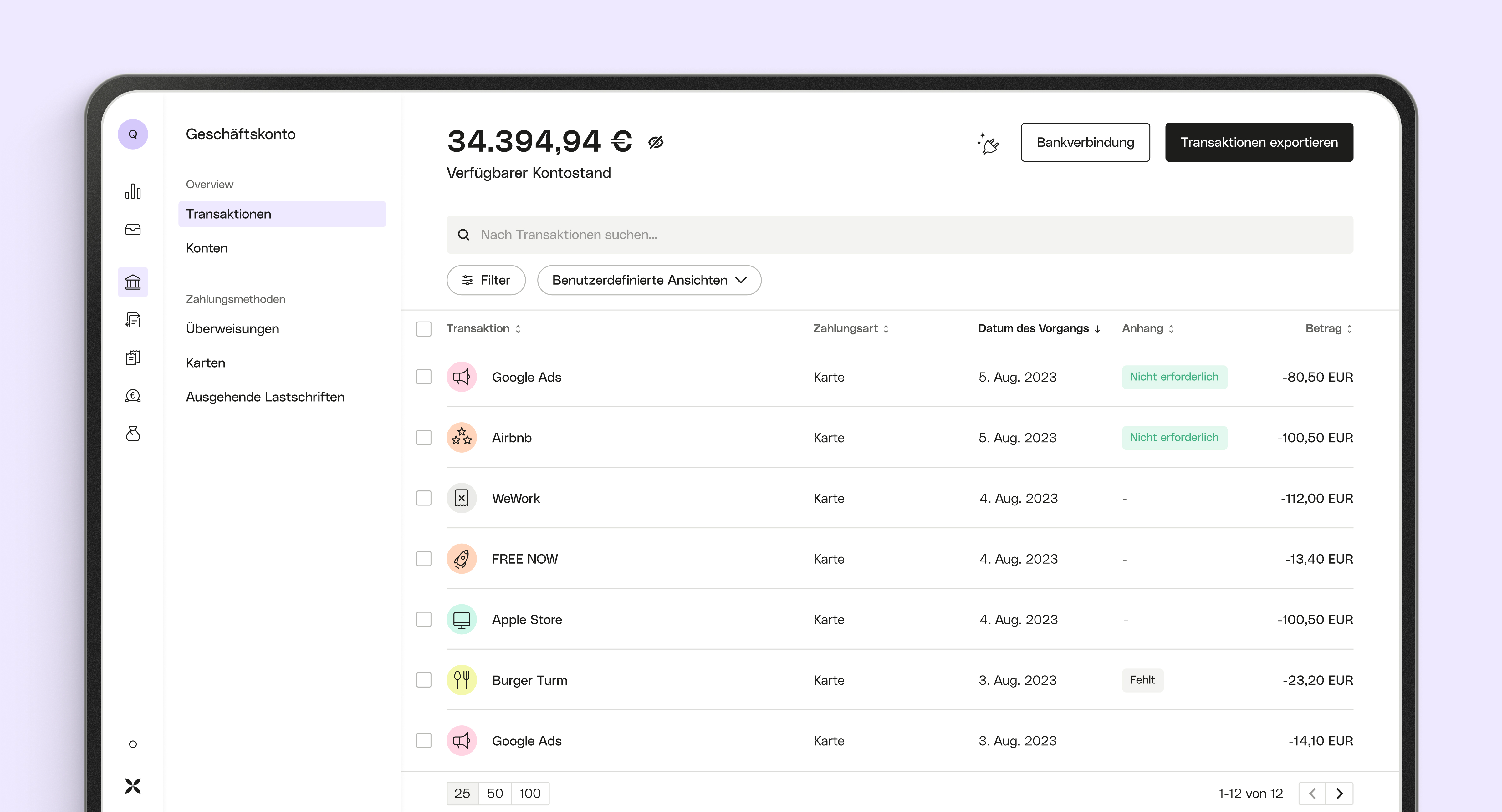 Qonto Produkt Demo | Erkunden Sie unsere Plattform