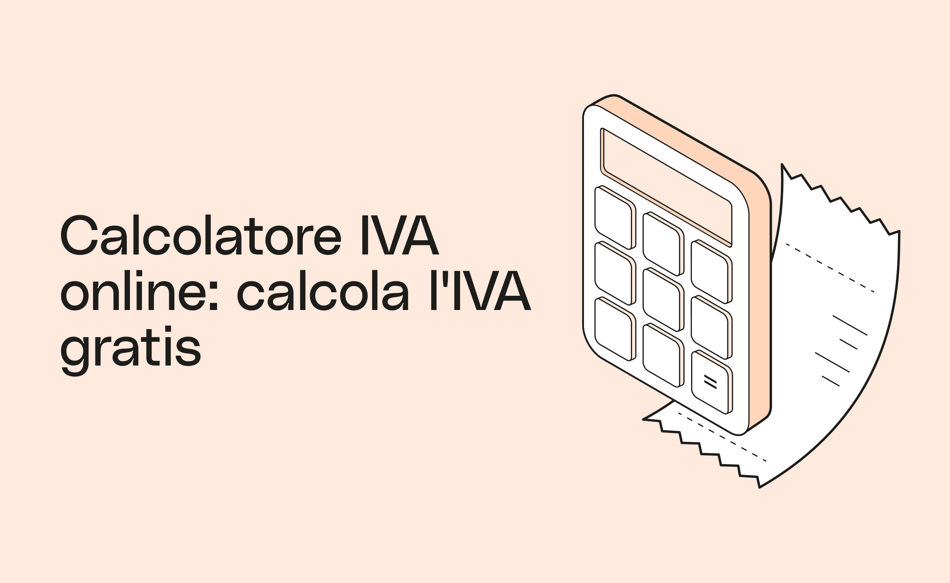 Calcolatore di IVA online, gratuito e facile da usare