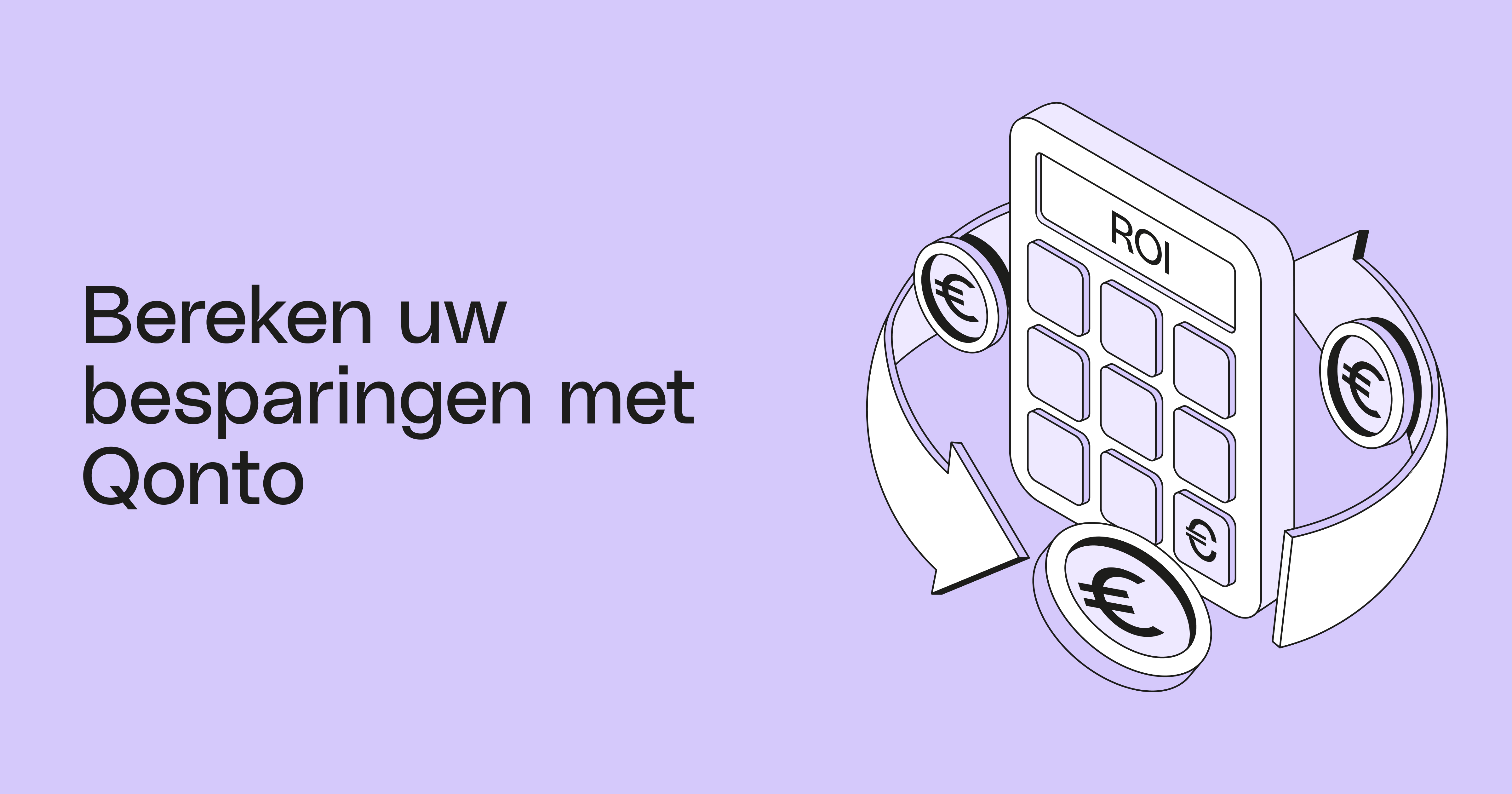 Bereken uw besparingen met Qonto