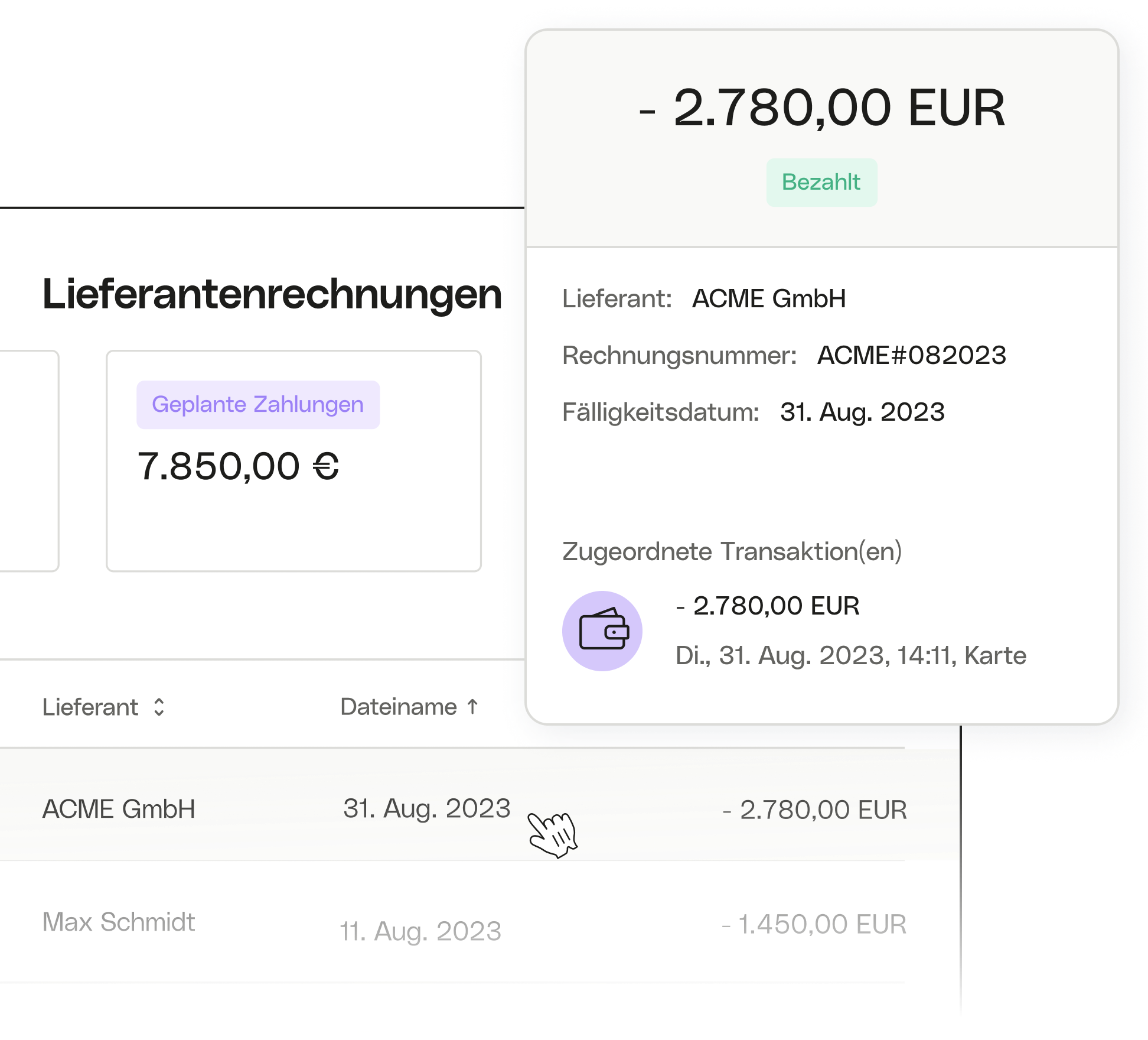 Eingangsrechnungen verwalten: Automatisiert & online anlegen