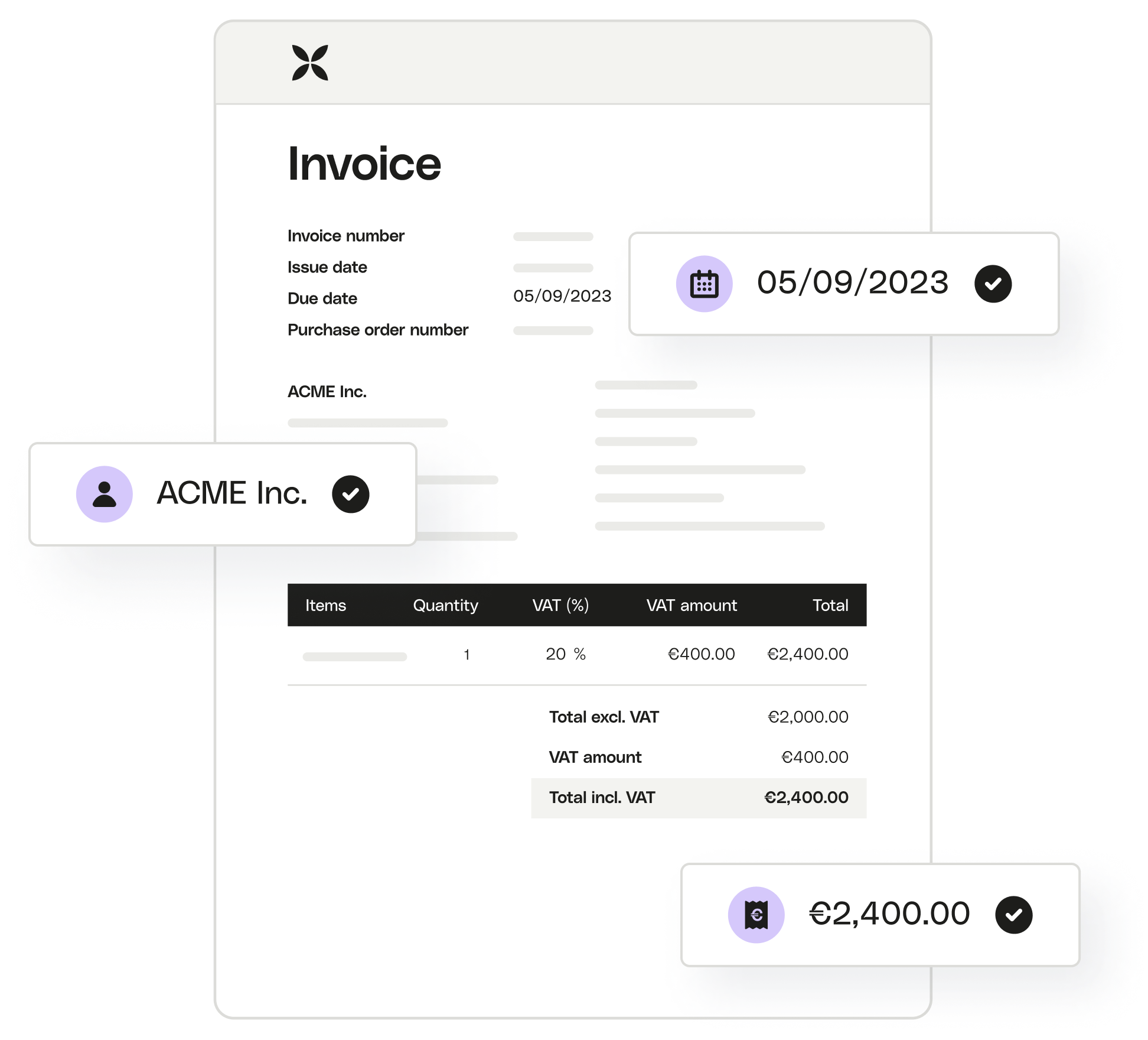 Centralization and dematerialization of supplier invoices